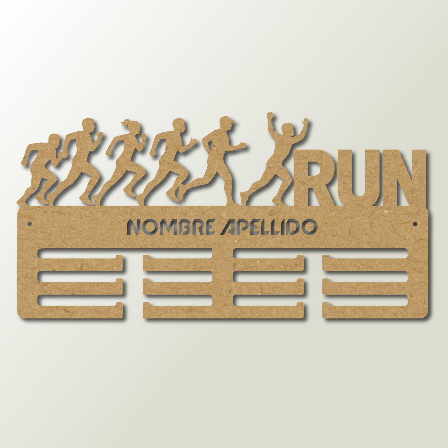 Medallero personalizado running Madera – medallero.es
